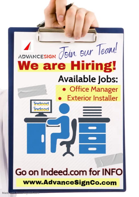 Job advertisement | PosterMyWall