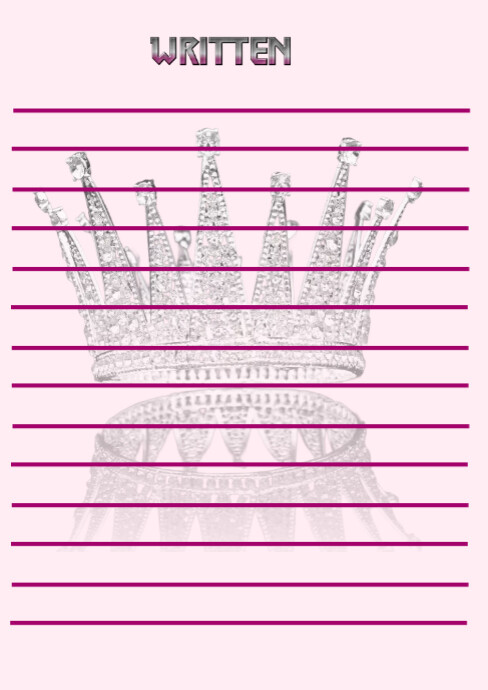 Queen Notes Manuscript | PosterMyWall
