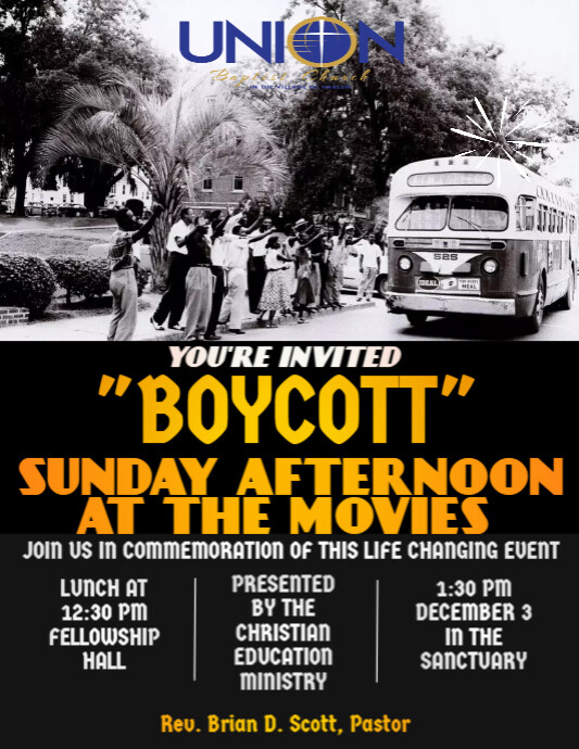 BOYCOTT MOVIE FLYER | PosterMyWall