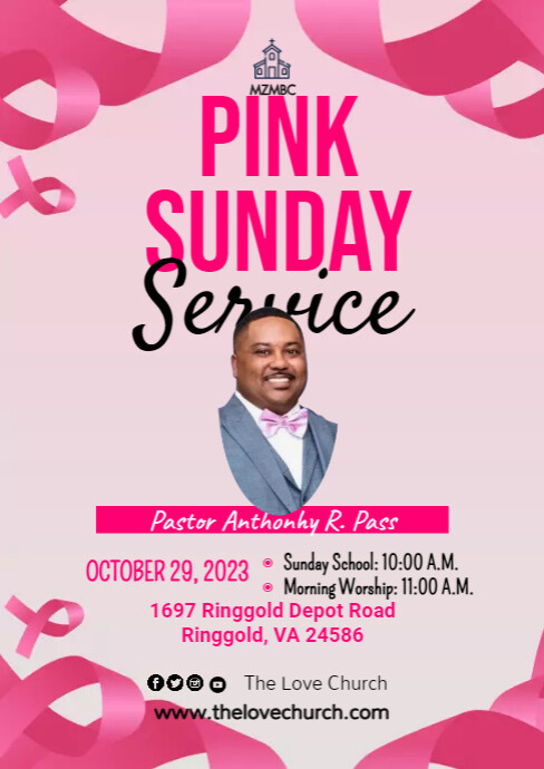 Pink sunday | PosterMyWall