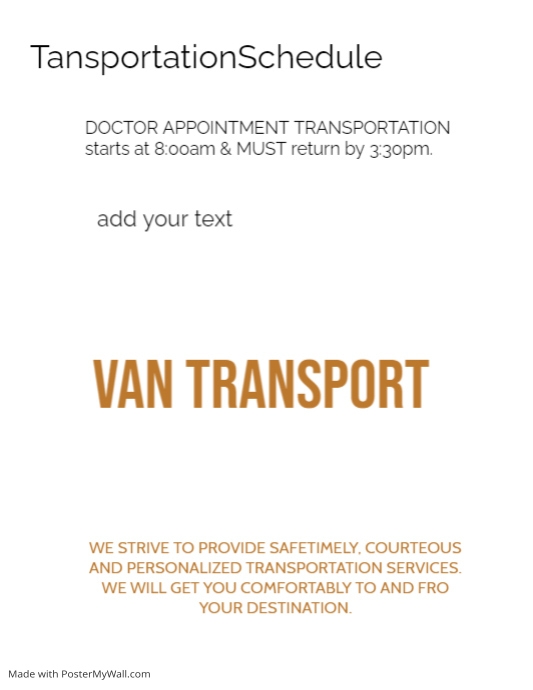 Copy of PUBLIC TRANSPORTATION AD Template | PosterMyWall