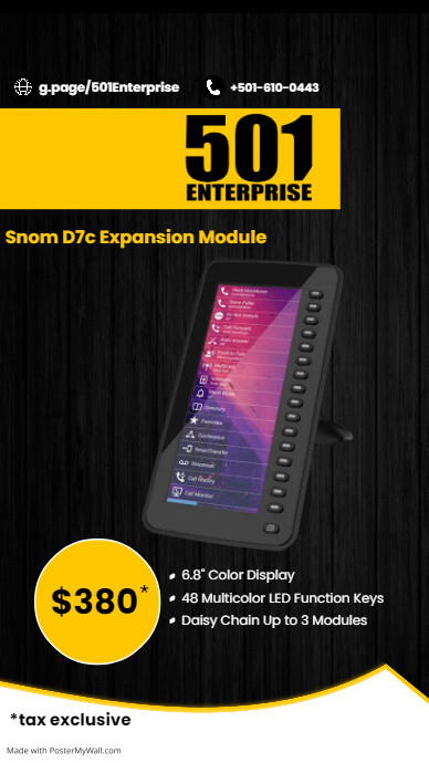 Snom D7c Expansion Module | PosterMyWall