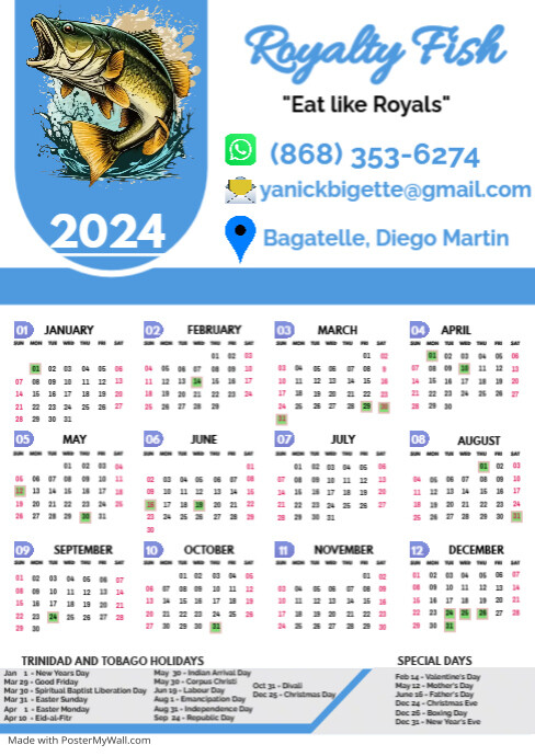 Copy of Real Estate Calendar 2024 (2) | PosterMyWall