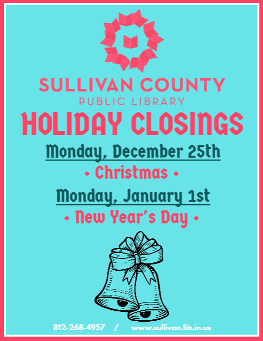 Holiday closings | PosterMyWall