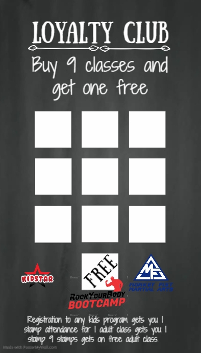 Loyalty Rewards Card Template | PosterMyWall