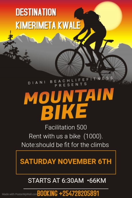 Copy of Copy of Mountain Bike Event Flyer Design template | PosterMyWall