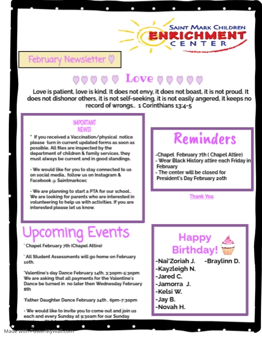 Back To School Newsletter Template (4) | PosterMyWall