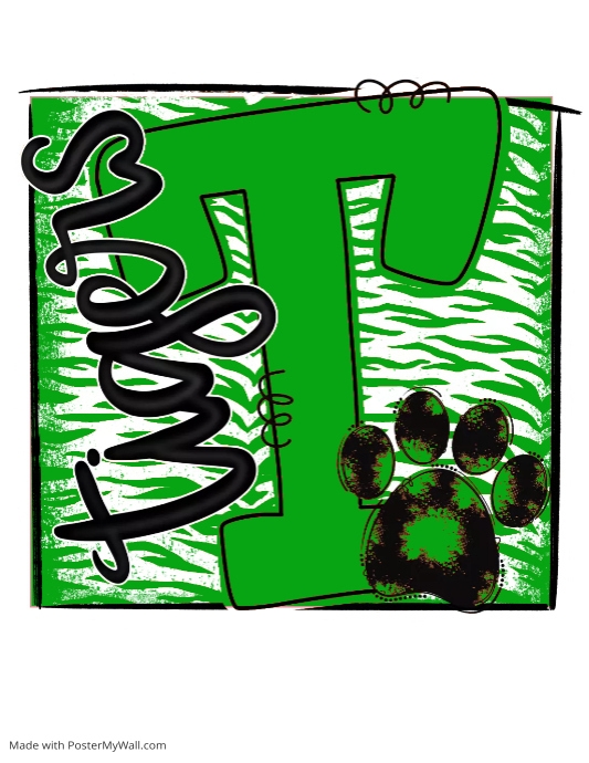 Green Tiger | PosterMyWall