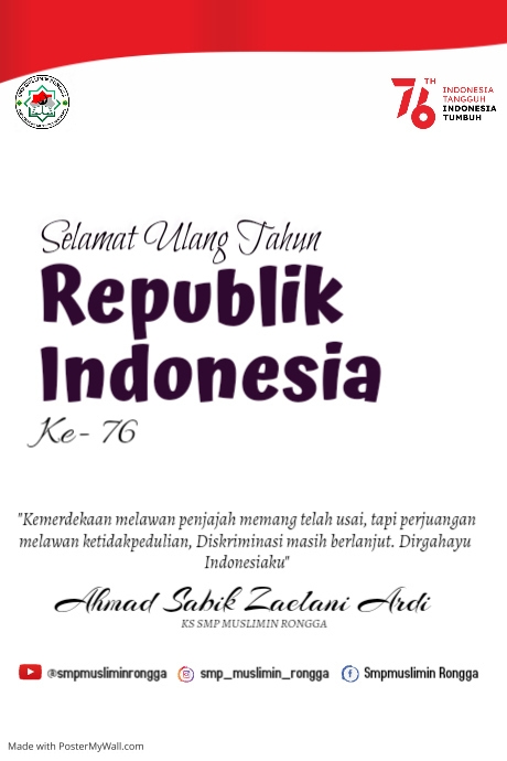 Copy of Salinan Salinan DIRGAHAYU INDONESIA | PosterMyWall