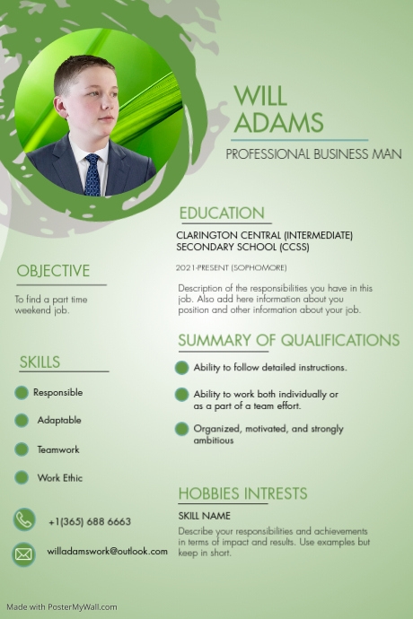 Resume | PosterMyWall