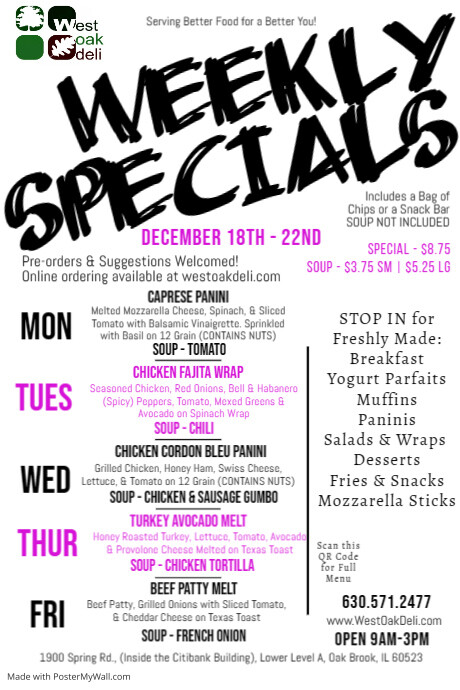 Week of December 18th, 2023 | PosterMyWall