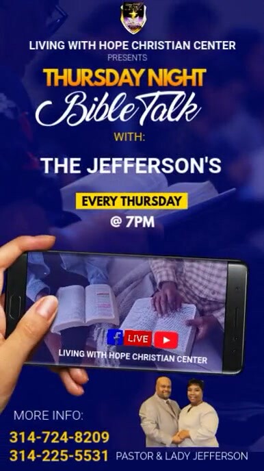 virtual bible study | PosterMyWall