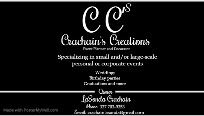 LaShonda Business Card | PosterMyWall