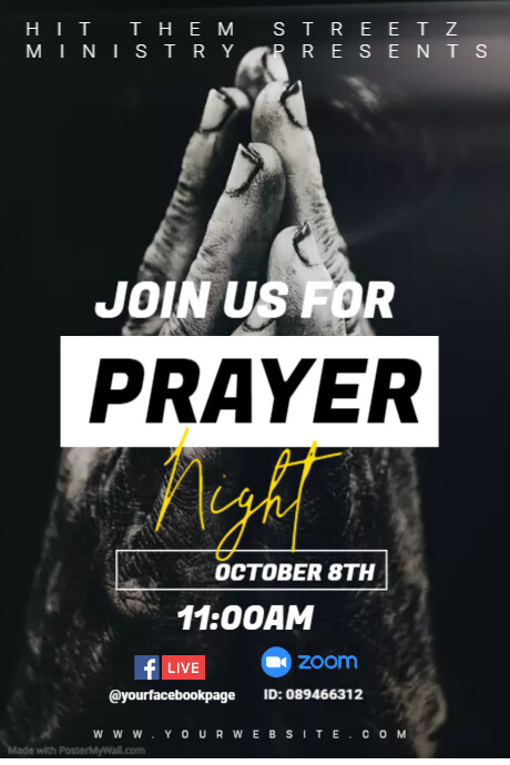 prayer night | PosterMyWall