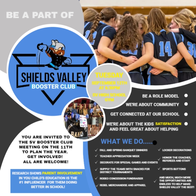 Booster Club | PosterMyWall