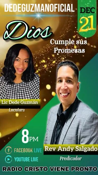 Andy Salgado 12/21/23 | PosterMyWall