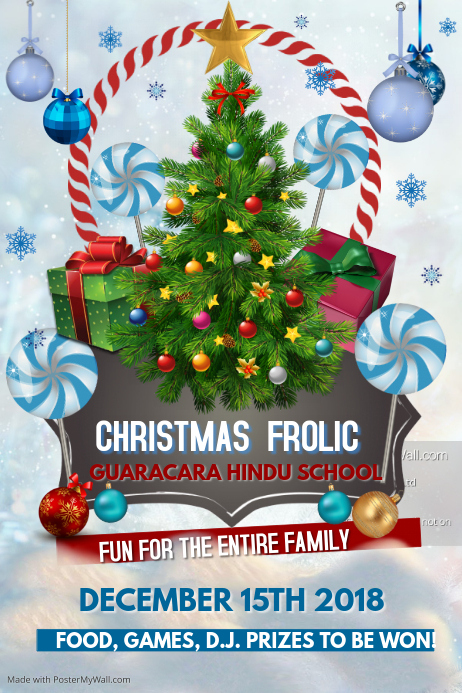 CHRISTMAS FROLIC | PosterMyWall