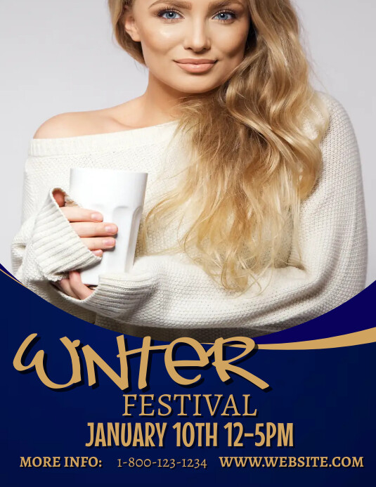 Winter Festival Event Template | PosterMyWall