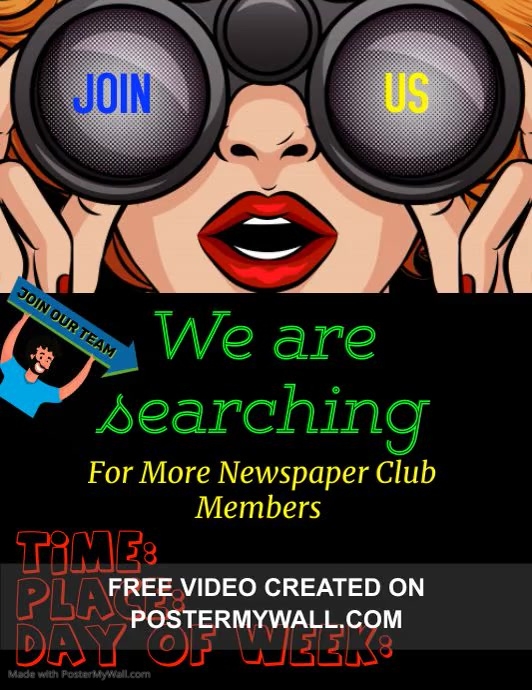 Newspaper club flyer idea | PosterMyWall