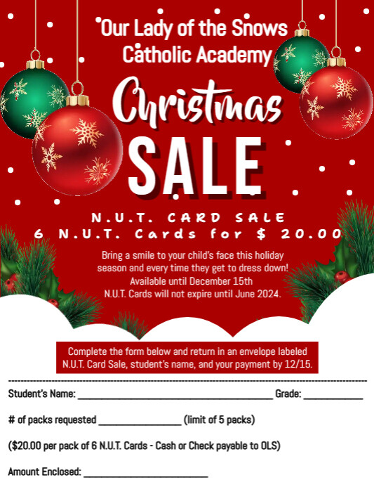 Christmas Retail Flyer | PosterMyWall