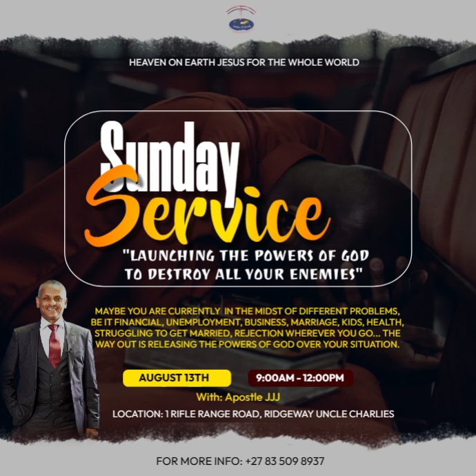 sunday service | PosterMyWall