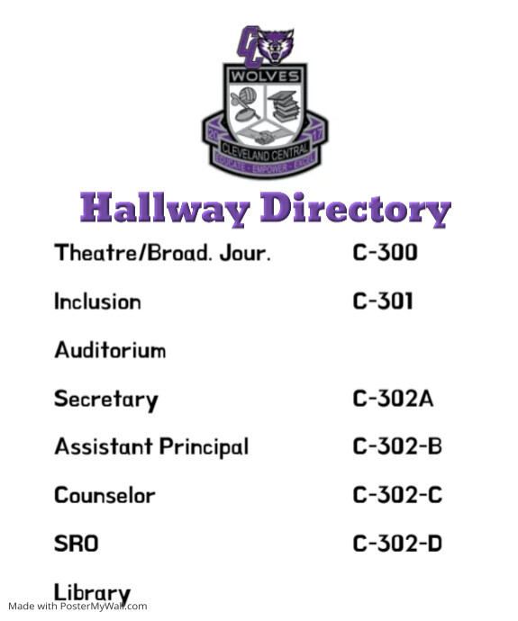 Hallway C Main | PosterMyWall