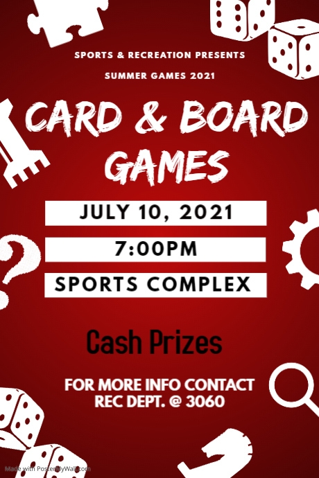 Copy of Board games Event Flyer Template | PosterMyWall
