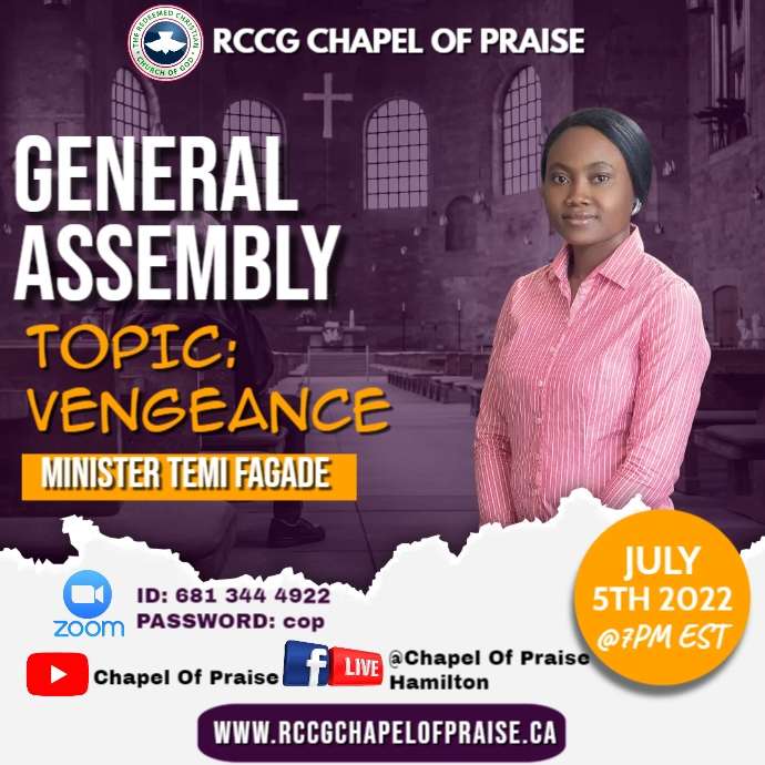 General Assembly 5 July 2022 | PosterMyWall