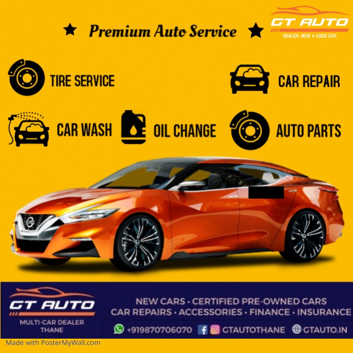 Copy of Copy of Car Garage Service Template | PosterMyWall