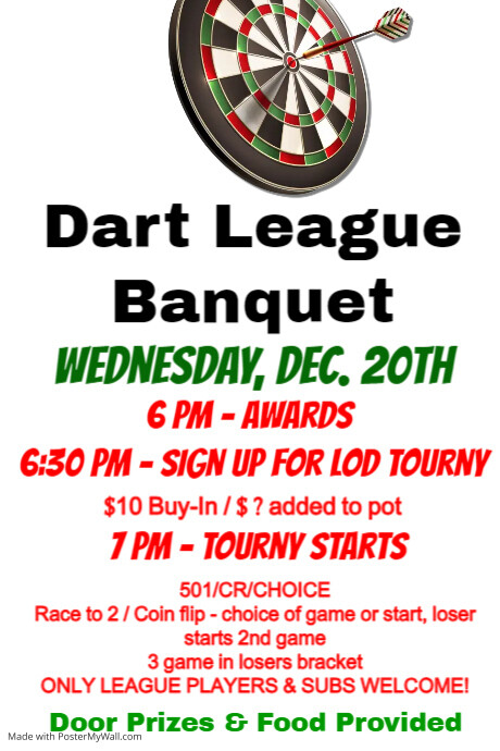 Dart Tournament | PosterMyWall