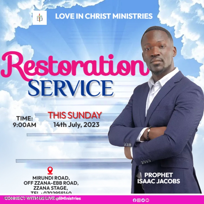 restoration sunday | PosterMyWall