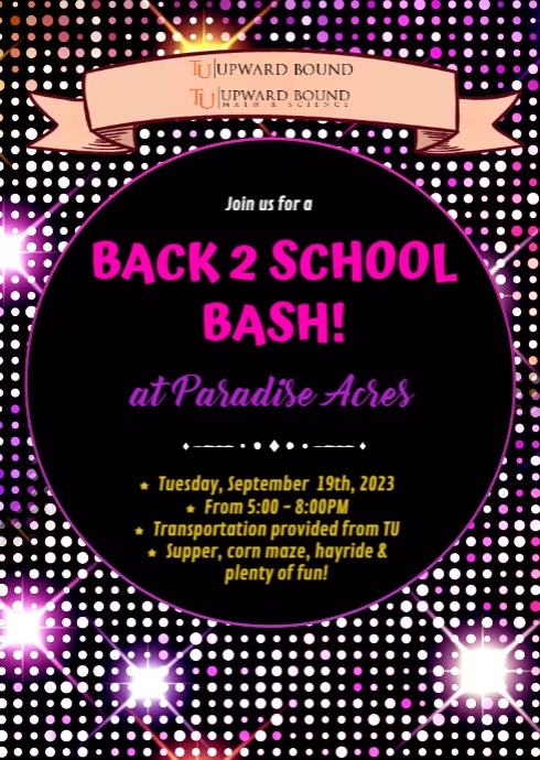 Back 2 School Bash '23 | PosterMyWall