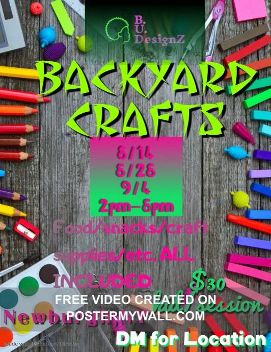 Copy of Arts And Crafts Flyer | PosterMyWall