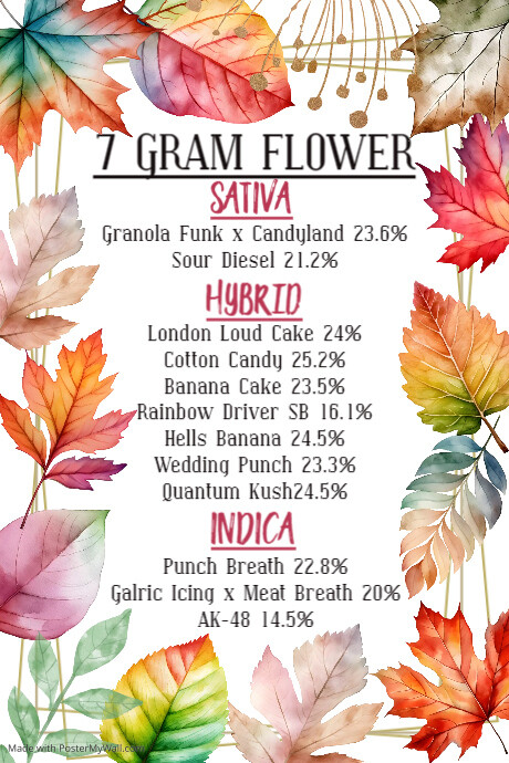 Free Fall Autumn Menu Template (1) | PosterMyWall