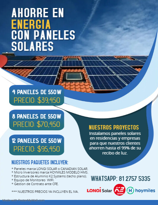 Solar Power Flyer | PosterMyWall