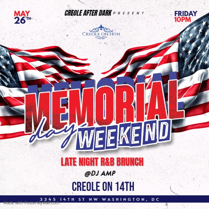 Memorial Day weekend party | PosterMyWall