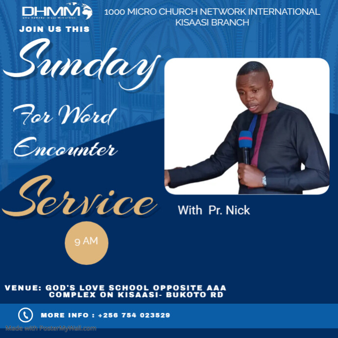 Sunday Service Instagram Post | PosterMyWall