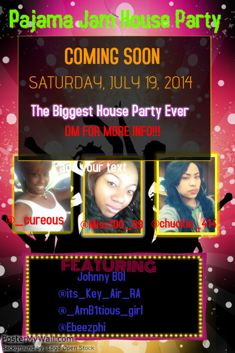 PAJAMA JAM HOUSE PARTY | PosterMyWall