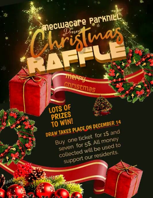 Christmas Raffle poster 60 (1) | PosterMyWall