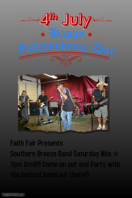 July 4th Faith Fair | PosterMyWall