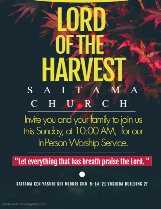 Harvest Service | PosterMyWall