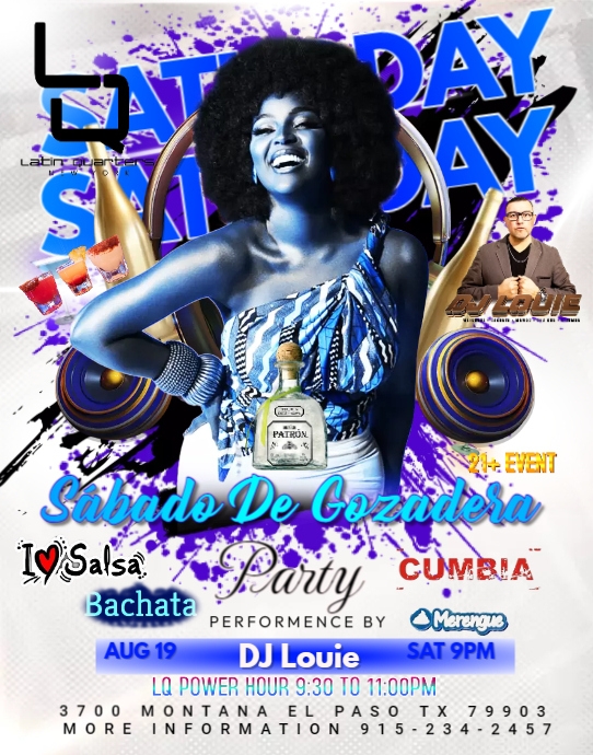 Saturday party flyer | PosterMyWall