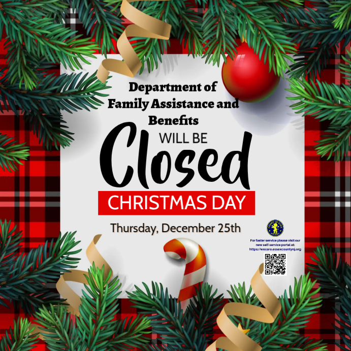 Copy of closed on christmas holidays (1) | PosterMyWall