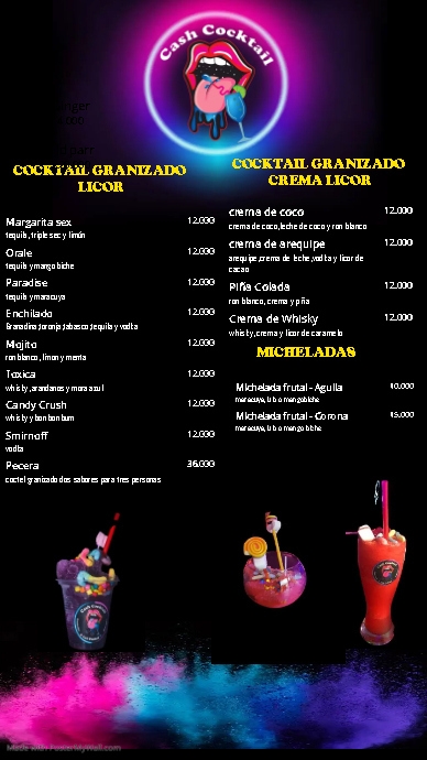 Drinks Card Beer Menu Digital Template (1) | PosterMyWall