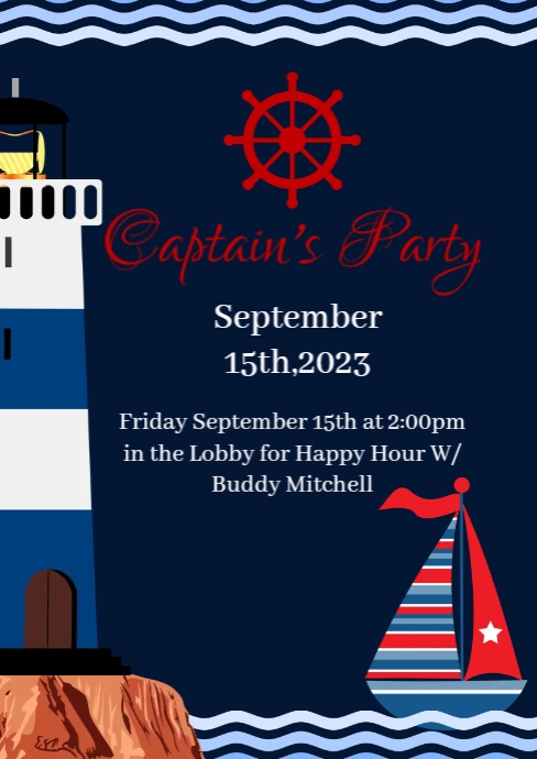 Sailor Birthday Invitation | PosterMyWall