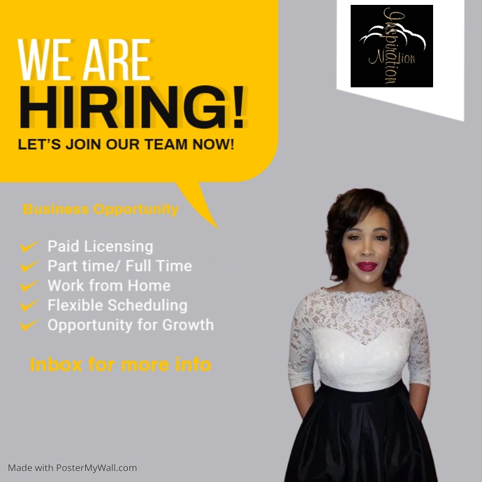 Lisa Hiring Ad | PosterMyWall