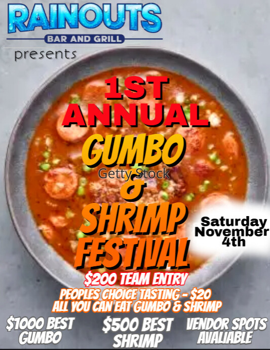 Copy of Creole Gumbo Festival Event Flyer Template | PosterMyWall