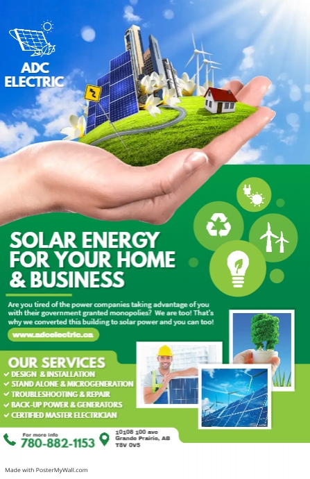 Copy of Green Energy Flyer | PosterMyWall