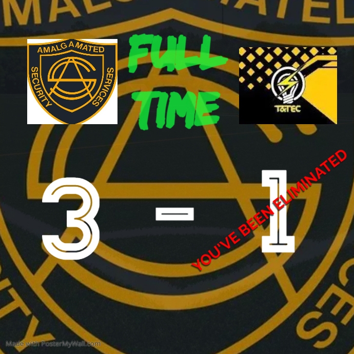 Soccer/Football Full Time Score (1) | PosterMyWall