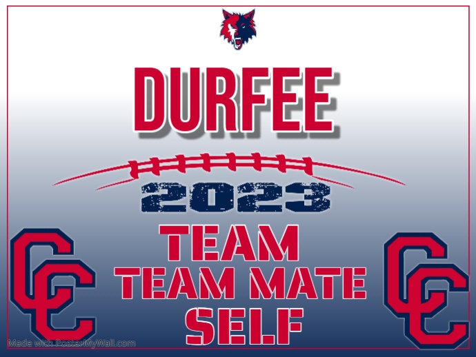 Copy of DURFEE-Centennial 2023 Yard Sign (6) | PosterMyWall